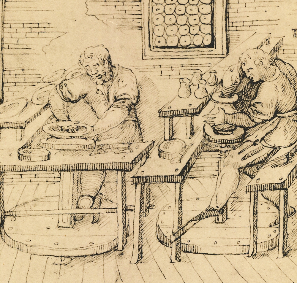 A throwback to the medieval potter’s wheel – Atelier Able